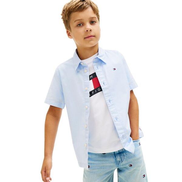 ZOZO問い合わせ番号:106567214ショップ:TOMMY HILFIGER，トミー ヒルフィガーブランド:TOMMY HILFIGER，トミーヒルフィガー商品名:BOYS ストレッチオックスフォードショートスリーブシャツカテゴリ:トッ...