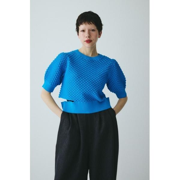 ZOZO問い合わせ番号:106570867ショップ:HeRIN.CYE，ヘリンドットサイブランド:HeRIN.CYE，ヘリンドットサイ商品名:3D stitch knit tops / 3D ステッチ ニット トップスカテゴリ:トップス&g...