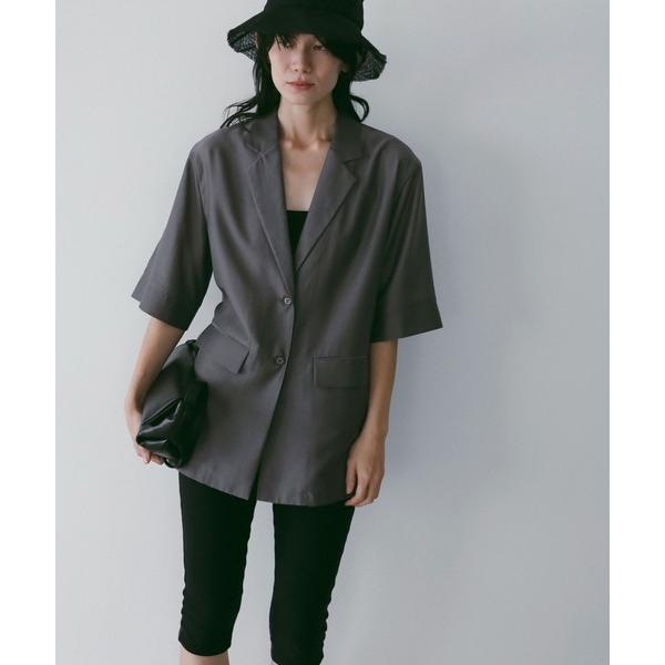 ZOZO問い合わせ番号:106586993ショップ:anuke，アンヌークブランド:anuke，アンヌーク商品名:Sheer Halfsleeve Jacketカテゴリ:ジャケット/アウター>テーラードジャケットブランド品番:6261...