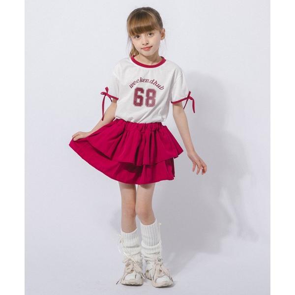 『タイムセール実施中』ZOZO問い合わせ番号:106591205ショップ:moredays store，モアデイズ・ストアブランド:URBAN CHERRY，アーバンチェリー商品名:「2点セット」サイドラインロゴプリントトップス＋ティアード...