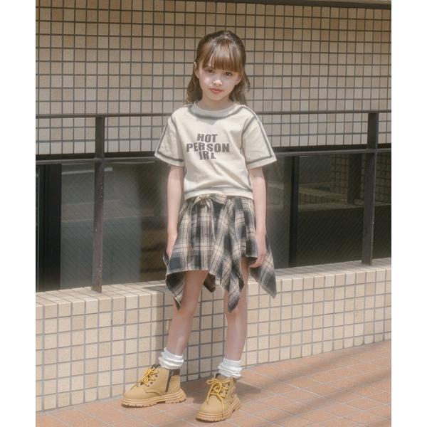 ZOZO問い合わせ番号:106593716ショップ:moredays store，モアデイズ・ストアブランド:URBAN CHERRY，アーバンチェリー商品名:【2点セット】スプレープリントデザインTシャツ＋シャツライクスカートカテゴリ:ト...