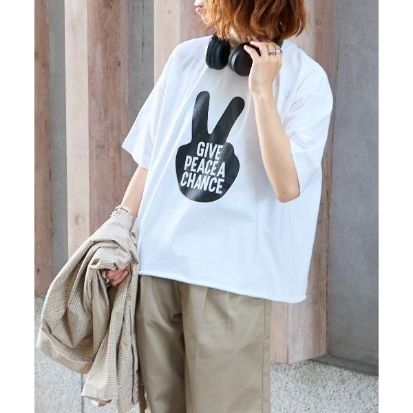 ZOZO問い合わせ番号:106600013ショップ:JEANS FACTORY，ジーンズファクトリーブランド:FUNG，ファング，JEANS FACTORY ，ジーンズファクトリー商品名:[FUNG/ファング] GIVE PEACE カット...