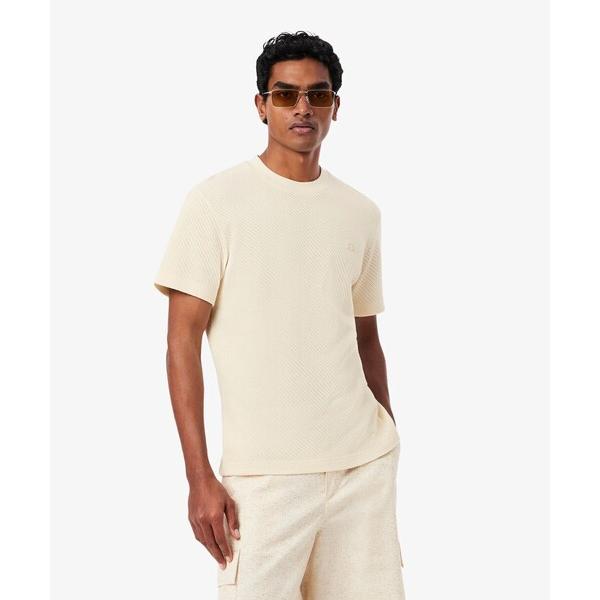 ZOZO問い合わせ番号:106600220ショップ:LACOSTE，ラコステブランド:LACOSTE，ラコステ商品名:コットンメッシュニットTシャツカテゴリ:トップス>Tシャツ/カットソーブランド品番:TH6324-10素材:本体 綿...