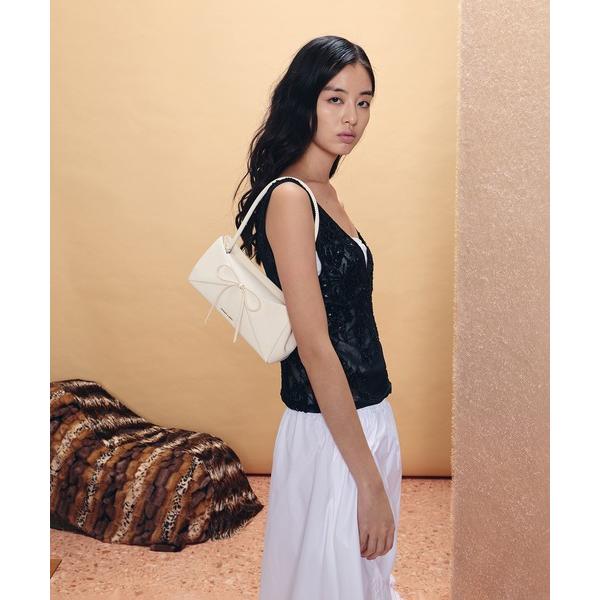 ZOZO問い合わせ番号:106601932ショップ:CHARLES &amp; KEITH，チャールズ＆キースブランド:CHARLES &amp; KEITH，チャールズ &amp; キース商品名:Hazel ヘーゼル ボウパネル ショルダ...