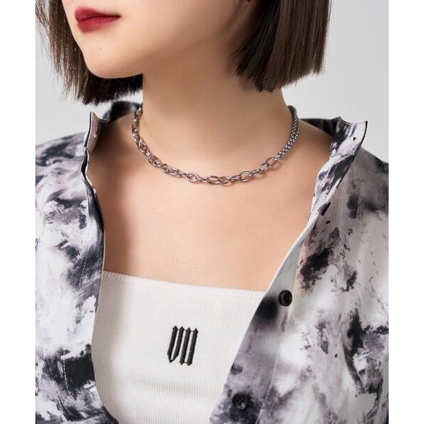 ZOZO問い合わせ番号:106602268ショップ:RMAF，リマインドミーアンドフォーエバーブランド:Mavie..7，メヴィセットゥ商品名:【Mavie..7】アシメチェーンチョーカーネックレスカテゴリ:アクセサリー>ネックレスブ...