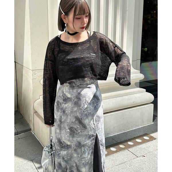 ZOZO問い合わせ番号:106602269ショップ:RMAF，リマインドミーアンドフォーエバーブランド:Mavie..7，メヴィセットゥ商品名:【Mavie..7】シースルートップスカテゴリ:トップス>Tシャツ/カットソーブランド品番...