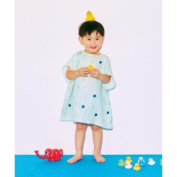 ※このアイテムは返品・交換対象外商品です。ZOZO問い合わせ番号:106603158ショップ:FELISSIMO，フェリシモブランド:flufeel，フラフィール商品名:ときめく水彩ドット柄でお風呂上がりに快適とハッピーを　ダブルガーゼの着...