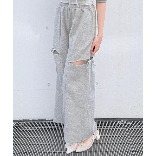 ZOZO問い合わせ番号:106603336ショップ:one way，ワンウェイブランド:NOMAE，ノーマエ商品名:【セットアップ対応】サイドリボンスウェットパンツカテゴリ:パンツ>スウェットパンツブランド品番:5864081130素...