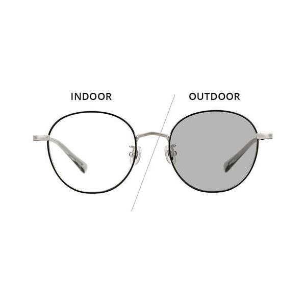 ZOZO問い合わせ番号:106603436ショップ:Zoff，ゾフブランド:Zoff，ゾフ商品名:ボストン型 サングラス｜調光 紫外線で色が変わる 紫外線対策 UVカット 丸型 メタル メンズ レディース 男性用 女性用 ユニセックス おし...