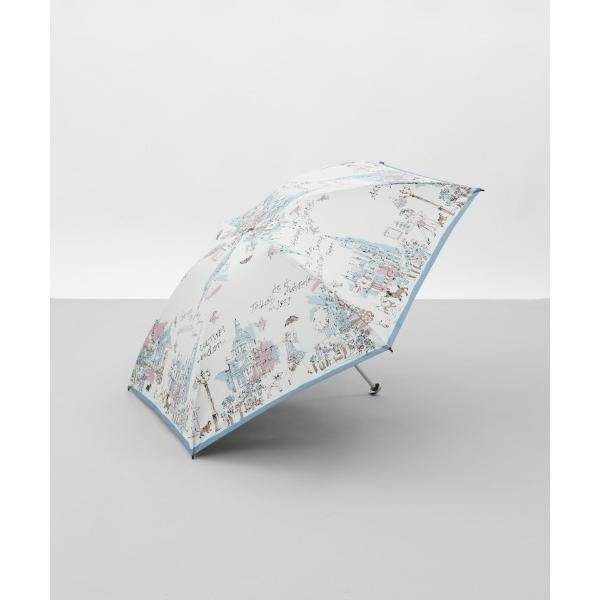 ZOZO問い合わせ番号:106603525ショップ:AURORA，オーロラブランド:Aquascutum，アクアスキュータム，AURORA，オーロラ商品名:【 Aquascutum（アクアスキュータム）】ガールプリント晴雨兼用傘（折りたたみ...