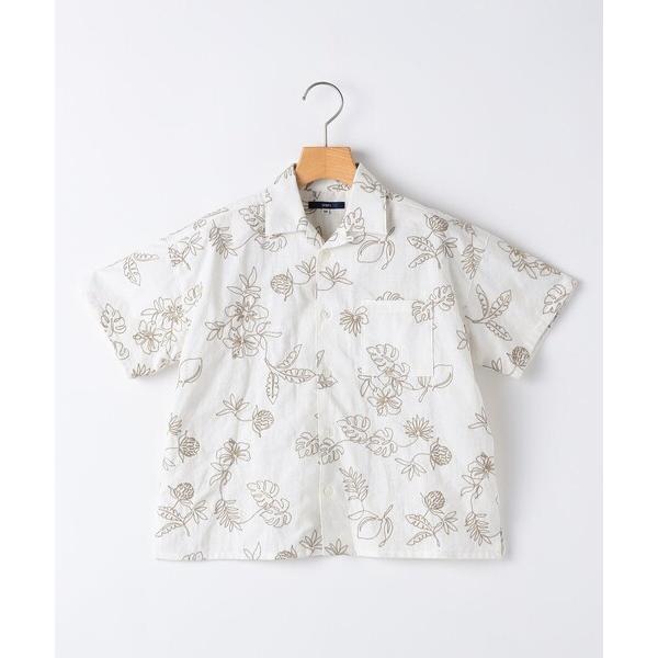 ZOZO問い合わせ番号:106603822ショップ:SHIPS KIDS，シップス キッズブランド:SHIPS，シップス商品名:SHIPS KIDS:140〜160cm /エンブロイダリー オープンカラー シャツカテゴリ:トップス>シ...