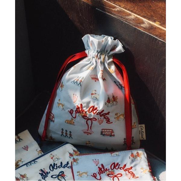 『タイムセール実施中』ZOZO問い合わせ番号:106603973ショップ:Cath Kidston，キャス キッドソンブランド:Cath Kidston，キャスキッドソン商品名:パイピング ドローストリングポーチ Queenie's Lon...