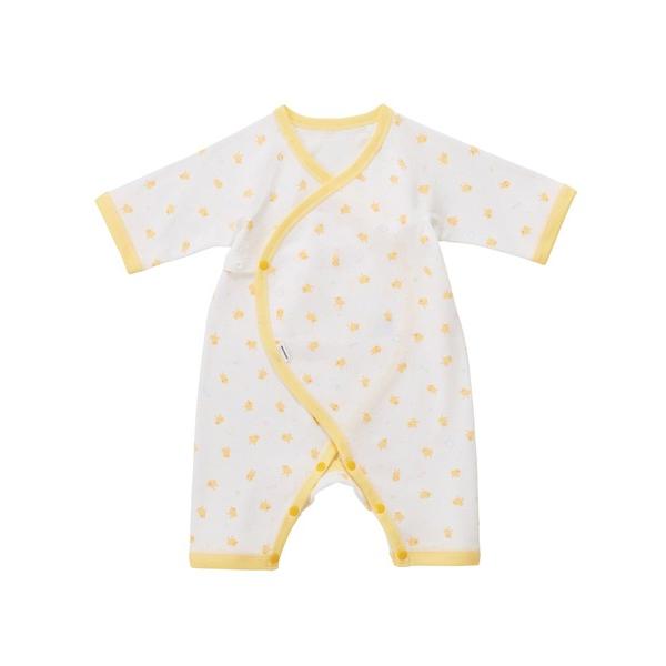 ※このアイテムは返品・交換対象外商品です。ZOZO問い合わせ番号:106604026ショップ:MIKI HOUSE，ミキハウスブランド:MIKI HOUSE，ミキハウス商品名:ひよこ柄のコンビオールカテゴリ:ママ＆ベビー>肌着ブランド...