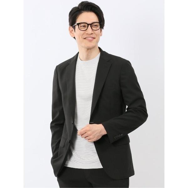 ZOZO問い合わせ番号:106604449ショップ:TAKA-Q，タカキューブランド:TAKA-Q，タカキュー商品名:「ストレッチ 接触冷感 吸湿速乾 ハンドウォッシャブル」タカキュー 2ボタン ビジネス ジャケット 黒(セットアップ可能)...