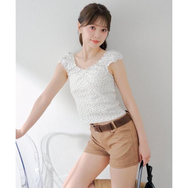 ZOZO問い合わせ番号:106604873ショップ:Chico，チコブランド:Chico，チコ商品名:フリルギャザータンクトップカテゴリ:トップス>キャミソールブランド品番:CHZ1061406A0008素材:コットン100％原産国:...
