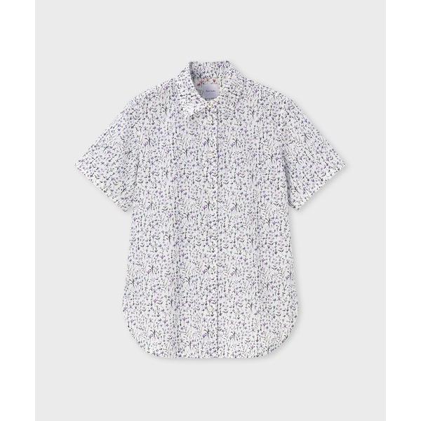ZOZO問い合わせ番号:106605521ショップ:Paul Smith，ポール・スミスブランド:Paul Smith，ポールスミス商品名:ウィメンズ ”Water Colour Floral” 半袖シャツ / 165061 SH168カテ...