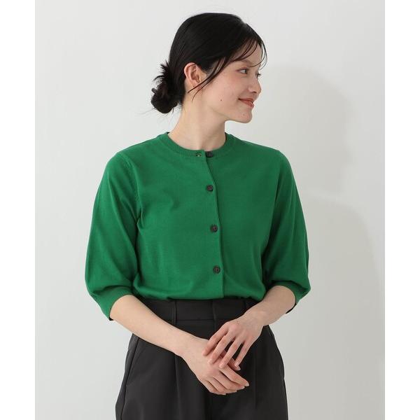 ZOZO問い合わせ番号:106641064ショップ:Afternoon Tea LIVING，アフタヌーンティー・リビングブランド:Afternoon Tea，アフタヌーンティー商品名:UVカット半袖カーディガン MVS加工カテゴリ:トップ...