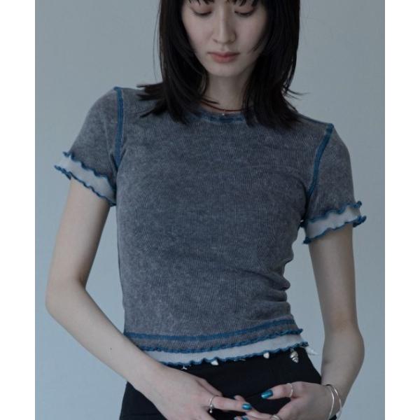 ZOZO問い合わせ番号:106641095ショップ:Avenue，アヴェニューブランド:VACANCY，ヴァカンシー商品名:ウォッシュ加工レイヤードリブTシャツカテゴリ:トップス>Tシャツ/カットソーブランド品番:336262-998...