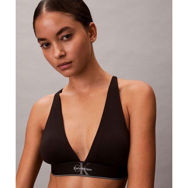 ZOZO問い合わせ番号:106641228ショップ:Calvin Klein，カルバンクラインブランド:Calvin Klein，カルバン・クライン商品名:ブラ - Graphic Monogram ライトリーライントライアングルブラカテゴ...