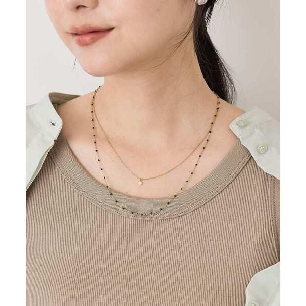 ZOZO問い合わせ番号:106641357ショップ:AMERICAN HOLIC，アメリカンホリックブランド:AMERICAN HOLIC，アメリカンホリック商品名:【ステンレス】プチトップカラーMIX2連ネックレスカテゴリ:アクセサリー&...