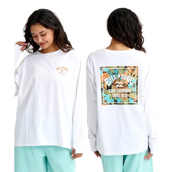 ZOZO問い合わせ番号:106641907ショップ:BILLABONG，ビラボンブランド:BILLABONG，ビラボン商品名:BILLABONG ウィメンズ MORFY SQUARE LOGO LS 長袖ラッシュガード 【2026年春夏モデ...