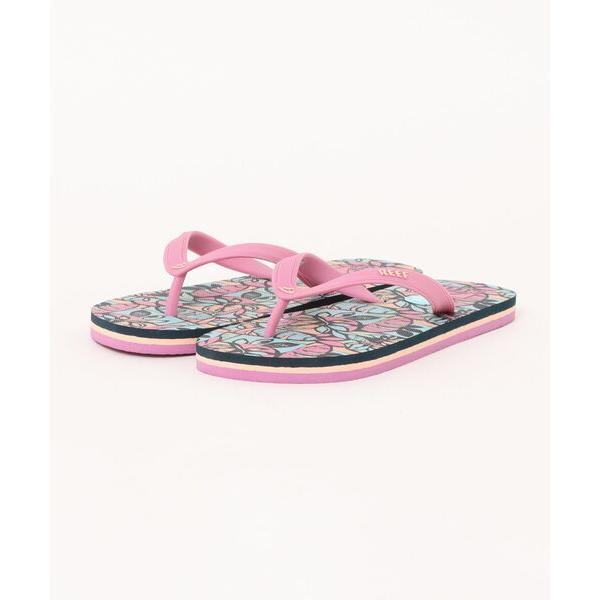 ZOZO問い合わせ番号:106642039ショップ:BOARDRIDERS，ボードライダーズブランド:REEF，リーフ商品名:REEF キッズ KIDS SEASIDE PRINTS ビーチサンダル 【2026年春夏モデル】カテゴリ:シュー...