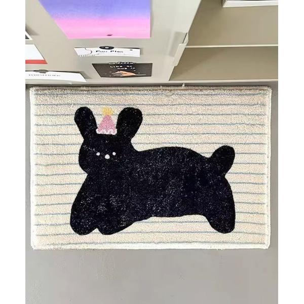 『タイムセール実施中』ZOZO問い合わせ番号:106642431ショップ:RiNc，リンクブランド:ammy.，エイミードット商品名:【 ammy. / エイミードット 】 ゆる アニマル ボーダー フロアマット / ラグ マットカテゴリ:...