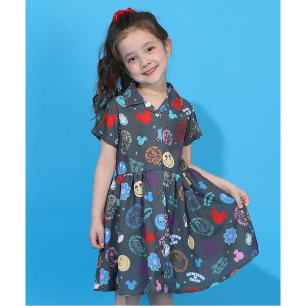ZOZO問い合わせ番号:106642584ショップ:BABYDOLL，ベビードールブランド:Disney，ディズニー商品名:DIS-リゾート総柄OP1598Kカテゴリ:ワンピース/ドレス>ワンピースブランド品番:DIS-リゾート総柄O...
