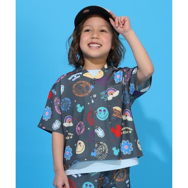 ZOZO問い合わせ番号:106642587ショップ:BABYDOLL，ベビードールブランド:Disney，ディズニー商品名:DIS-リゾート総柄SH1600Kカテゴリ:トップス>シャツ/ブラウスブランド品番:DIS-リゾート総柄SH1...