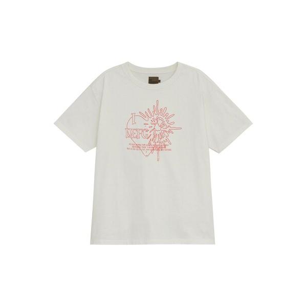 『セール実施中』ZOZO問い合わせ番号:106642859ショップ:CIAOPANIC，チャオパニックブランド:CIAOPANIC，チャオパニック商品名:【DEFGARMENTS/デフガーメンツ】SPREAD HEART T-SHIRTSカ...