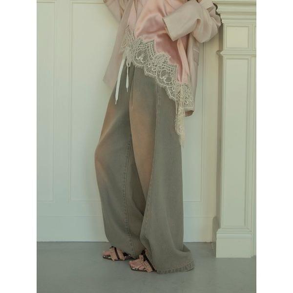 ZOZO問い合わせ番号:106644165ショップ:LILY BROWN，リリー ブラウンブランド:LILY BROWN，リリーブラウン商品名:ワイドレッグリラックスデニムパンツカテゴリ:パンツ>デニムパンツブランド品番:LWFP26...