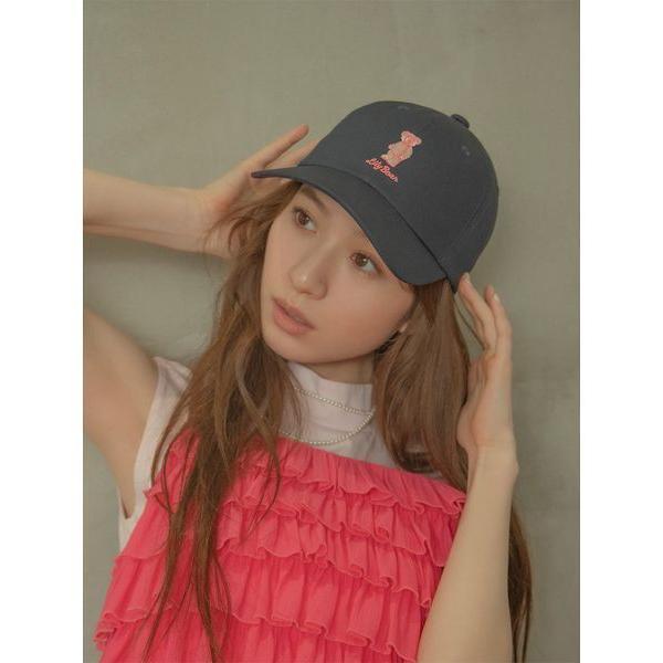 ZOZO問い合わせ番号:106644207ショップ:LILY BROWN，リリー ブラウンブランド:LILY BROWN，リリーブラウン商品名:Lily Bearエンブロイダリーキャップカテゴリ:帽子>キャップブランド品番:LWGH2...