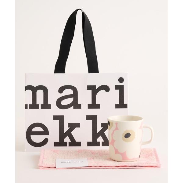 ZOZO問い合わせ番号:106644705ショップ:marimekko，マリメッコブランド:marimekko，マリメッコ商品名:【ZOZO限定　ギフトセット/ショッピングバック付】Unikko / Mug 2，5dl＆ Mini towe...