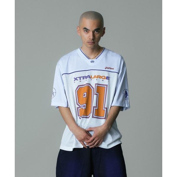 ZOZO問い合わせ番号:106646289ショップ:XLARGE，エクストララージブランド:XLARGE，エクストララージ商品名:XTRA FOOTBALL JERSEYカテゴリ:トップス>Tシャツ/カットソーブランド品番:10126...