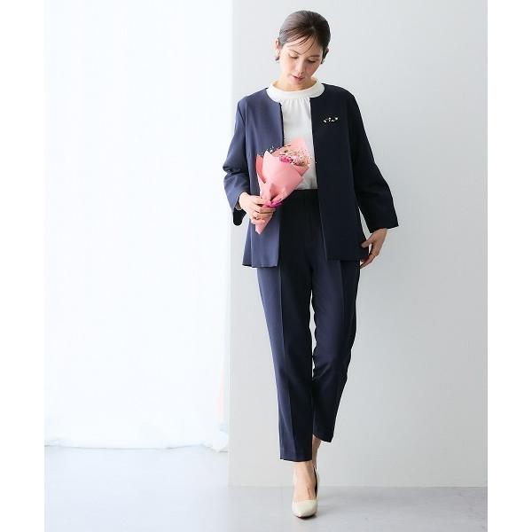 参考価格：18，900円発売時期：2023年03月コンディション：A（使用感なし）数回使用した程度で使用感が感じられないアイテム参考商品名：【洗濯機で洗える】ドビー素材　セットアップパンツスーツ３点セット参考品番：BLK1022D0001【...