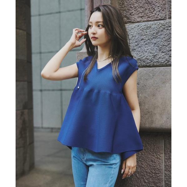 ZOZO問い合わせ番号:106681732ショップ:CREO STORE，クレオストアブランド:ORGUE，オルグ商品名:Vneck peplum knit_/Vネックぺプラムニットカテゴリ:トップス>ニット/セーターブランド品番:2...