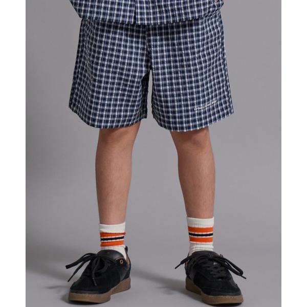 ZOZO問い合わせ番号:106682560ショップ:pairmanon，ペアマノンブランド:PAIRMANON STREET，ペアマノンストリート商品名:【90-160cm】サッカーチェック ショートパンツ【PAIRMANON STREET...