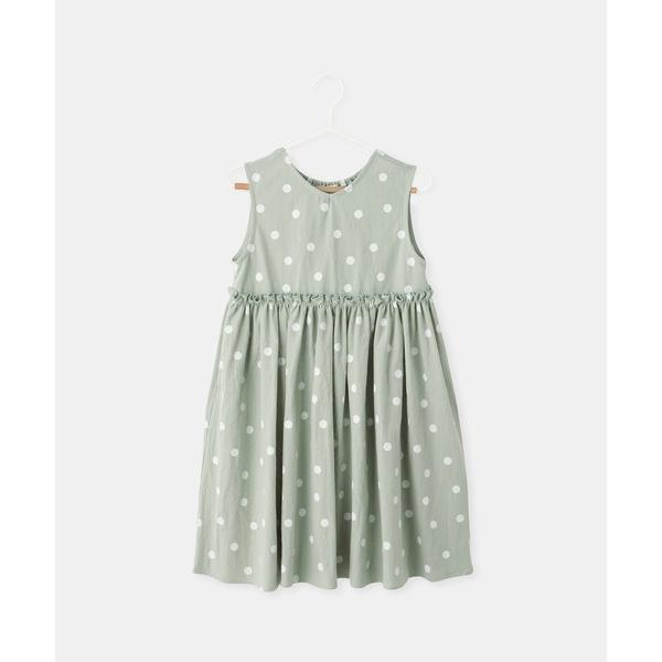 ZOZO問い合わせ番号:106683123ショップ:ROPE' PICNIC，ロぺピクニックブランド:ROPE' PICNIC，ロペピクニック商品名:【KIDS/キッズ】綿ワッシャードット柄ワンピースカテゴリ:ワンピース/ドレス>ワン...