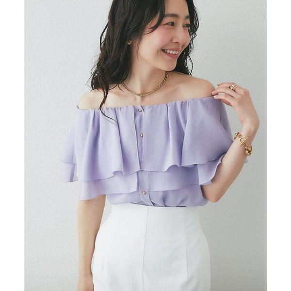 ZOZO問い合わせ番号:106683799ショップ:La boutique BonBon，ラブティックボンボンブランド:La boutique BonBon，ラブティックボンボン商品名:【差がつく上品見え】ケープ風ノースリブラウスカテゴリ:...
