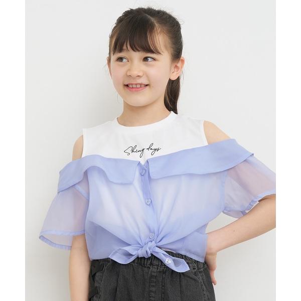 『タイムセール実施中』ZOZO問い合わせ番号:106684124ショップ:coca，コカブランド:coca（coca），コカ商品名:「WEB限定セール」キッズ　タンクドッキングシアーシャツカテゴリ:トップス>シャツ/ブラウスブランド品...