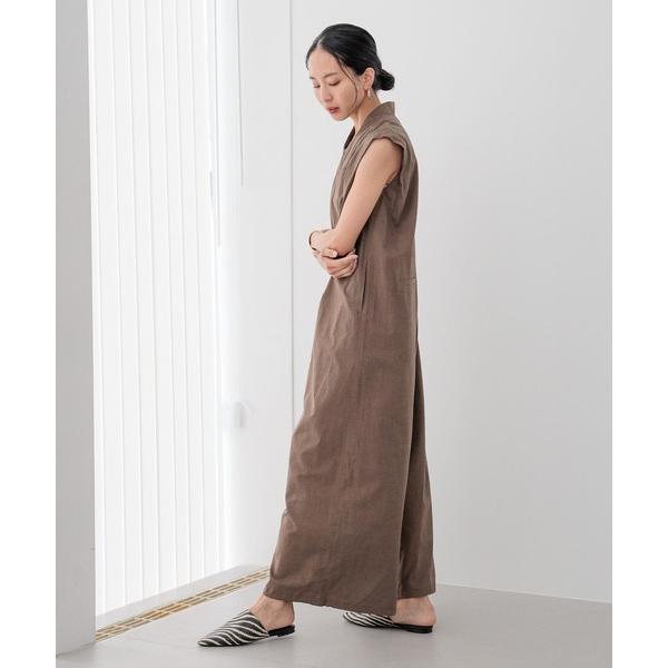 ZOZO問い合わせ番号:106684137ショップ:BAYFLOW，ベイフローブランド:HEREIAM，ヘレイアム商品名:【HEREIAM】冷感＆速乾！テックリネンオールインワンカテゴリ:オールインワン・サロペット>つなぎ/オールイン...