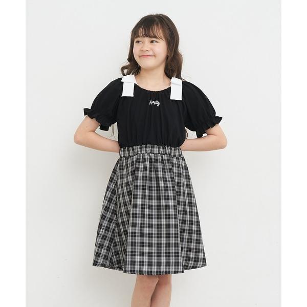 『セール実施中』ZOZO問い合わせ番号:106684156ショップ:coca，コカブランド:coca（coca），コカ商品名:キッズ　肩リボンドッキングワンピースカテゴリ:ワンピース/ドレス>ワンピースブランド品番:36-251134...