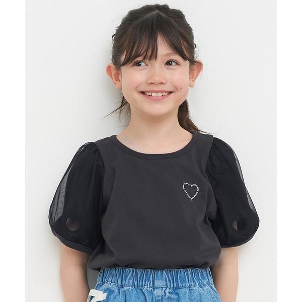 『セール実施中』ZOZO問い合わせ番号:106684191ショップ:coca，コカブランド:coca（coca），コカ商品名:キッズ　袖ハートトップスカテゴリ:トップス>Tシャツ/カットソーブランド品番:46-251134202-04...