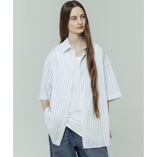 ZOZO問い合わせ番号:106684554ショップ:WEARSTAND，ウェアスタンドブランド:SLICK，スリック，WEARSTAND，ウェアスタンド商品名:【SLICK/スリック】Pin Stripe Regular Shirt/ピンス...
