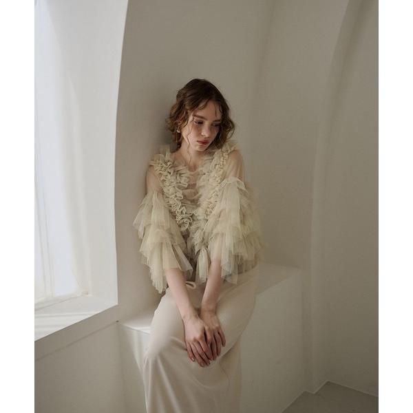 ZOZO問い合わせ番号:106684669ショップ:Dorry Doll，ドリードールブランド:LE'RURE，リルアー商品名:Fluffy tulle topsカテゴリ:トップス>その他トップスブランド品番:9500素材:表地：ポリ...