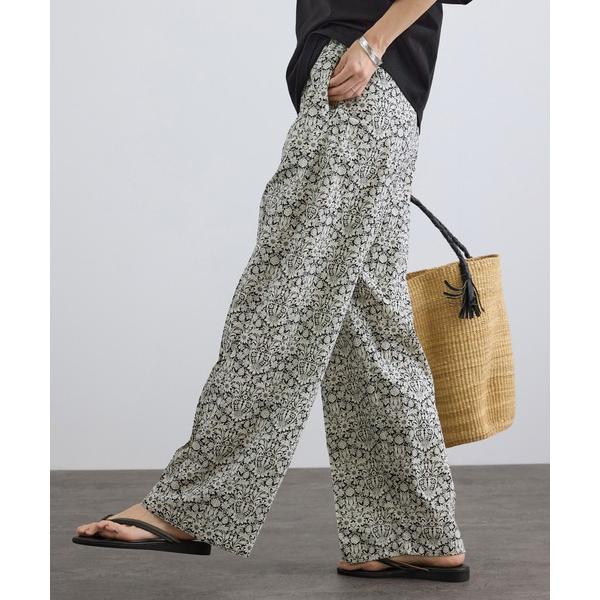 ZOZO問い合わせ番号:106686121ショップ:ADAM ET ROPE'，アダムエロペブランド:SALON adam et rope'，サロン アダム エ ロペ商品名:リバティイージーリラックスパンツカテゴリ:パンツ>その他パン...