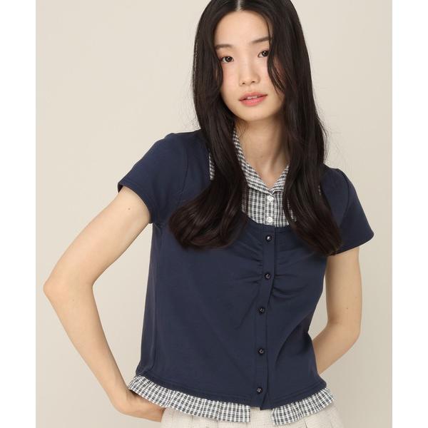 ZOZO問い合わせ番号:106686638ショップ:Heather，ヘザーブランド:Heather，ヘザー商品名:ドッキングレイヤードTEE　774592カテゴリ:トップス>Tシャツ/カットソーブランド品番:774592素材:（アイボ...