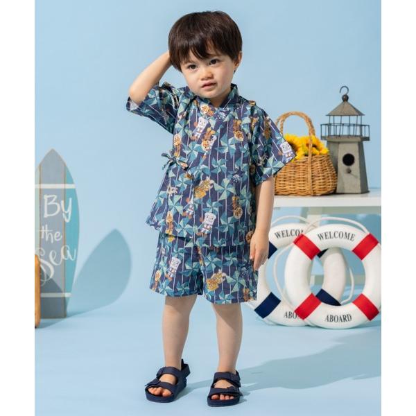 ZOZO問い合わせ番号:106686894ショップ:BANDAI APPAREL SHOP，バンダイアパレルショップブランド:ANPANMAN KIDS COLLECTION，アンパンマンキッズコレクション商品名:風車柄甚平カテゴリ:水着/...