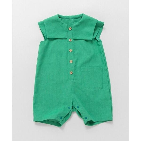 ※このアイテムは返品・交換対象外商品です。ZOZO問い合わせ番号:106687442ショップ:branshes，ブランシェスブランド:branshes，ブランシェス商品名:ひつじ刺繍セーラーカラーカバーオールカテゴリ:ママ＆ベビー>ロ...