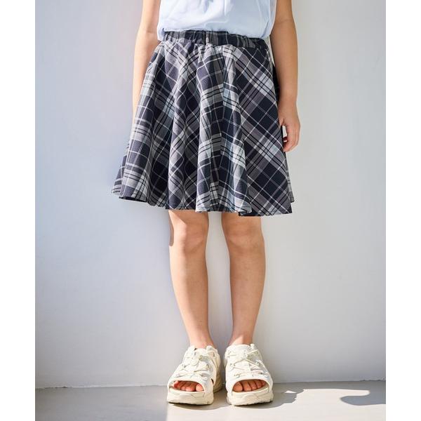 ZOZO問い合わせ番号:106723260ショップ:ROPE' PICNIC，ロぺピクニックブランド:ROPE' PICNIC，ロペピクニック商品名:【KIDS/キッズ】インナーパンツ付きチェック柄フレアスカート/リンクコーデカテゴリ:スカ...